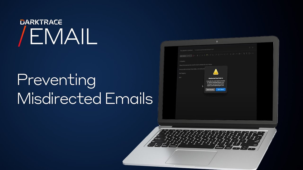 How to Prevent Misdirected Emails with Darktrace (4/5) - YouTube