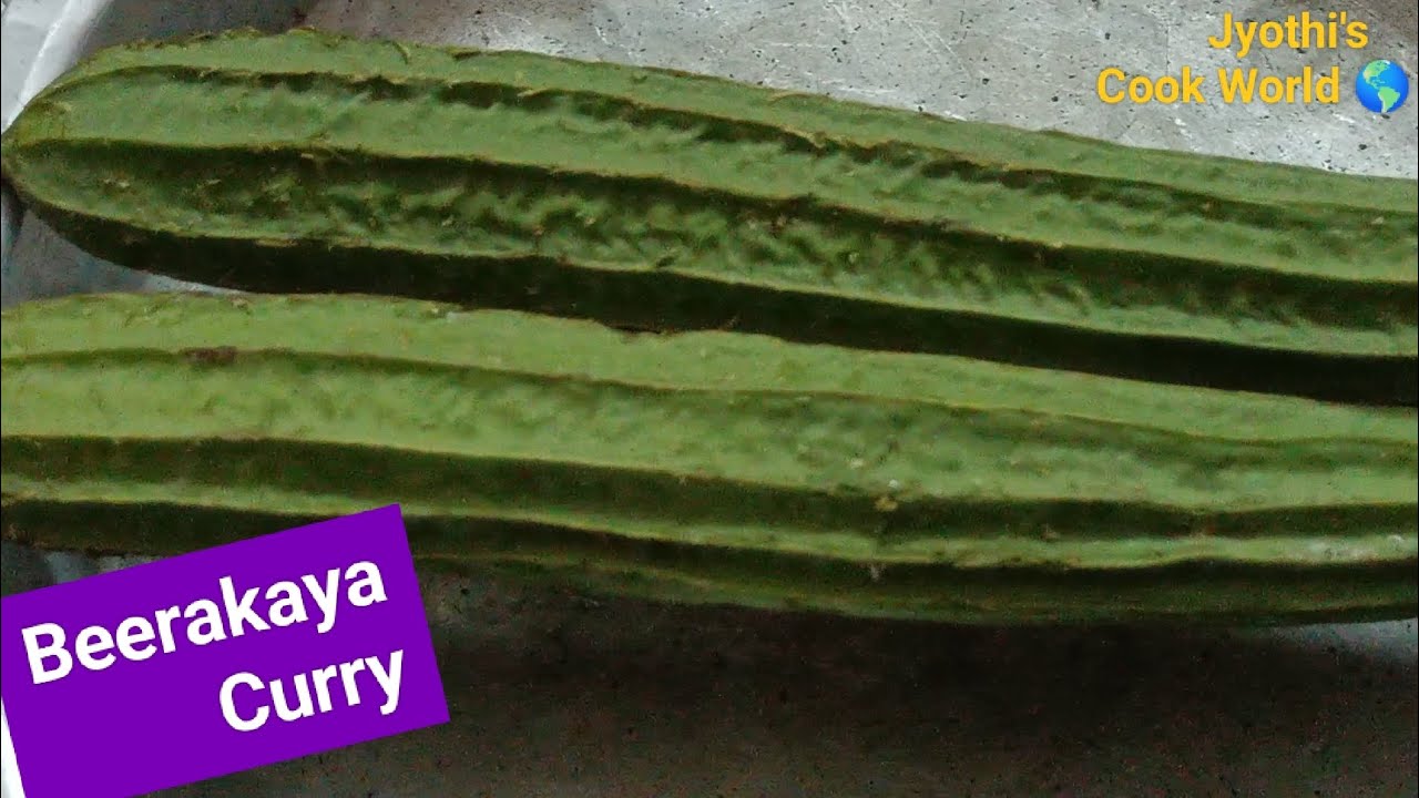 Beerakaya Curry/How to make a Quick Curry Recipe/Ridge Gourd Curry ...