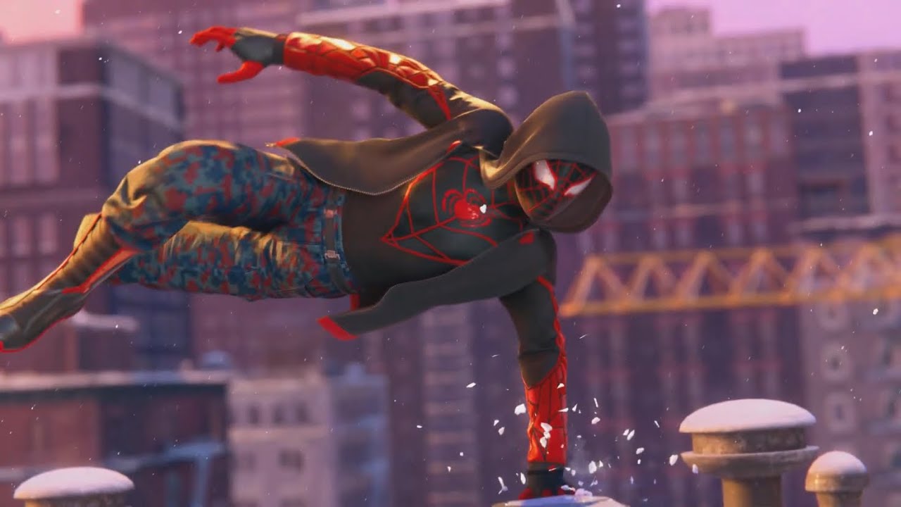 Spider-Man: Miles Morales The End Suit Bulid: Hold Onto Your Web ...