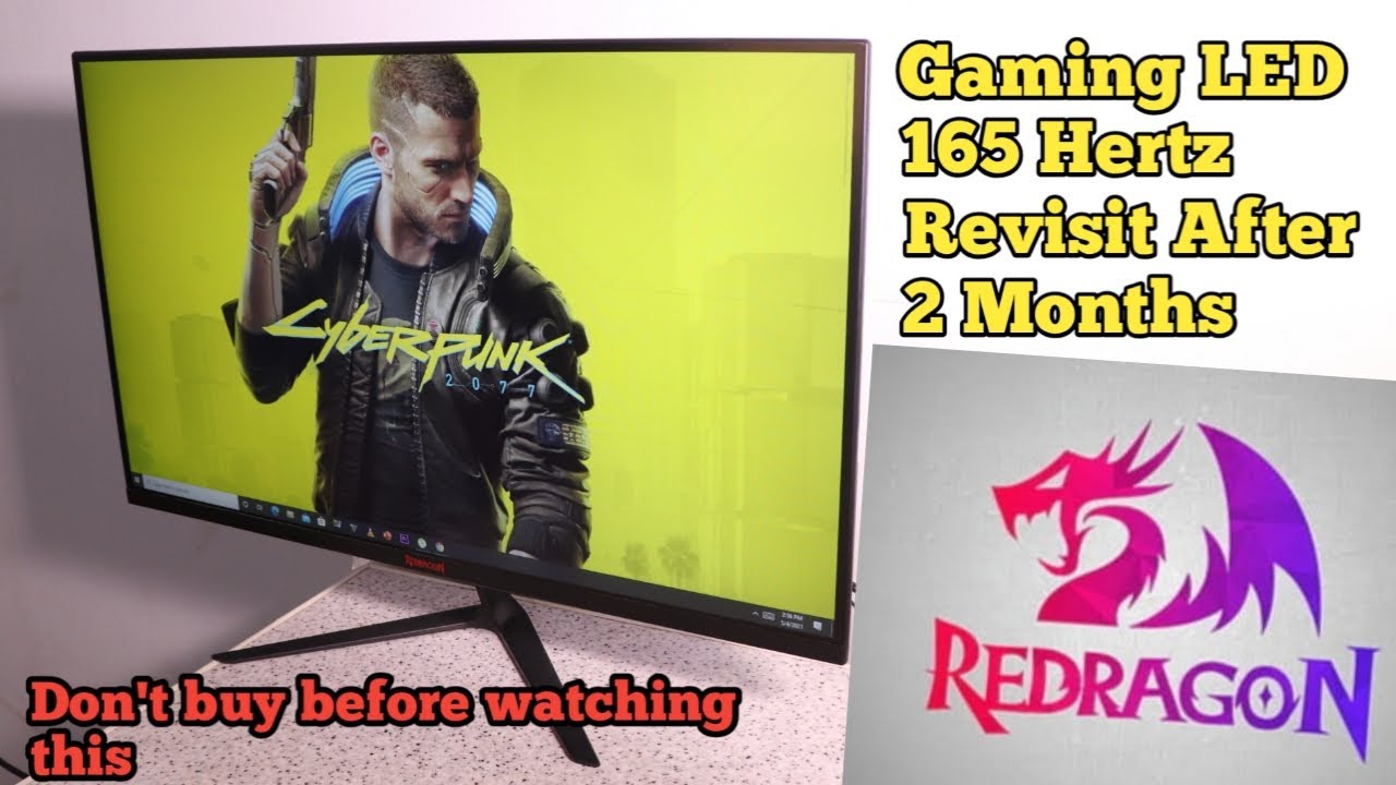 Gaming Monitor LED 165hz Redragon 27' inch | Watch this video before ...