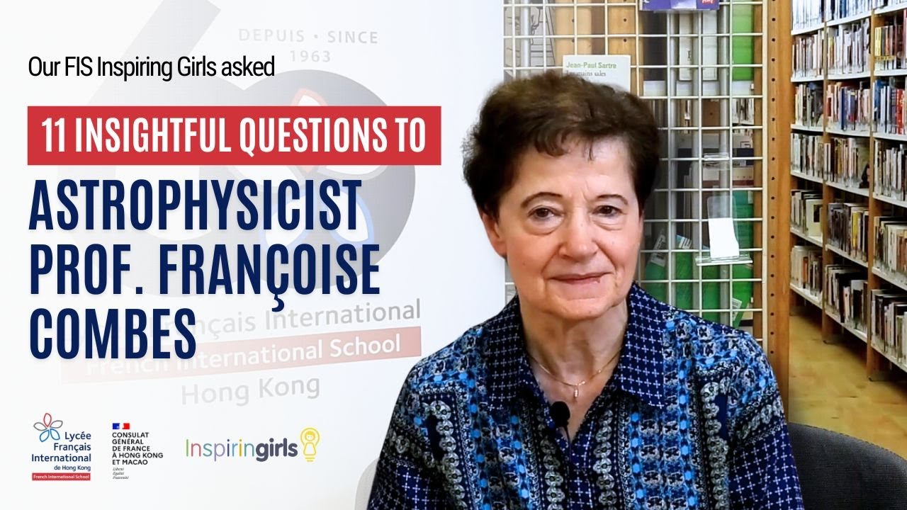 Prof. Combes shares powerful advice with our FIS Inspiring Girls - YouTube