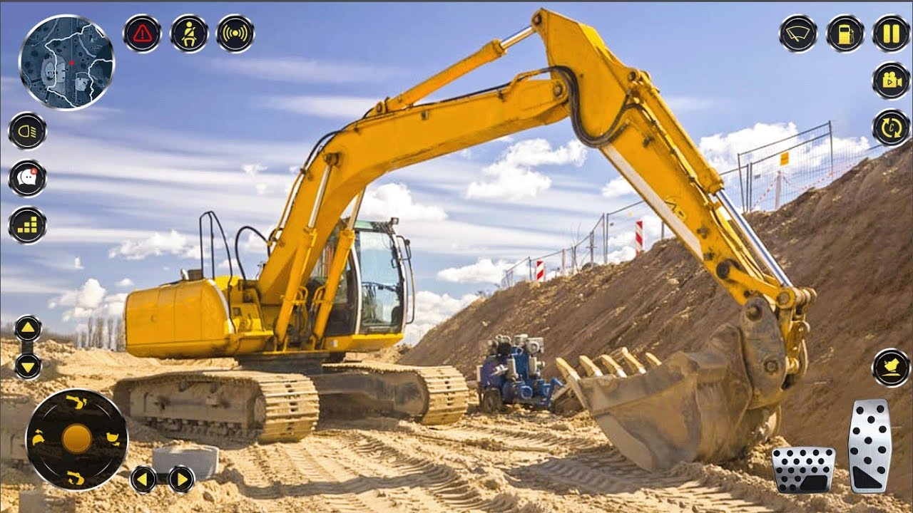 Real JCB Game 3D Construction : Railway Bridge JCB Games 3D PART #5 ...