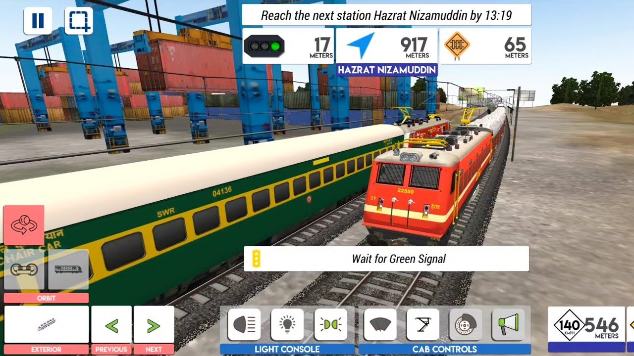 Indian Train Simulator - #15 New WAP-5 Amul Engine | Train Games ...