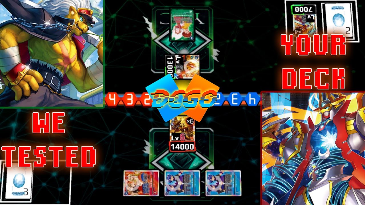 Testing on the Digimon TCG Simulator I DCGO - BanchoLeomon vs ...