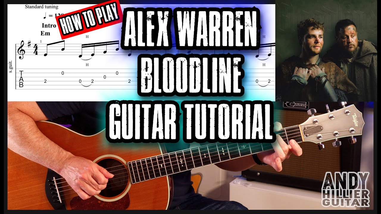 How to Play Alex Warren – Bloodline ft. Jelly Roll | Guitar Tutorial ...