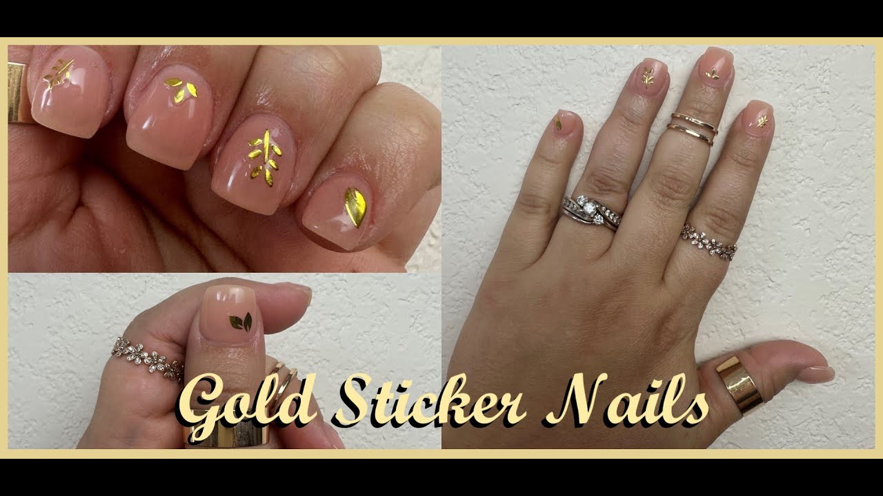 Diseño de uñas fácil usando "stickers" | Sticker Nail Desing - Ioni ...