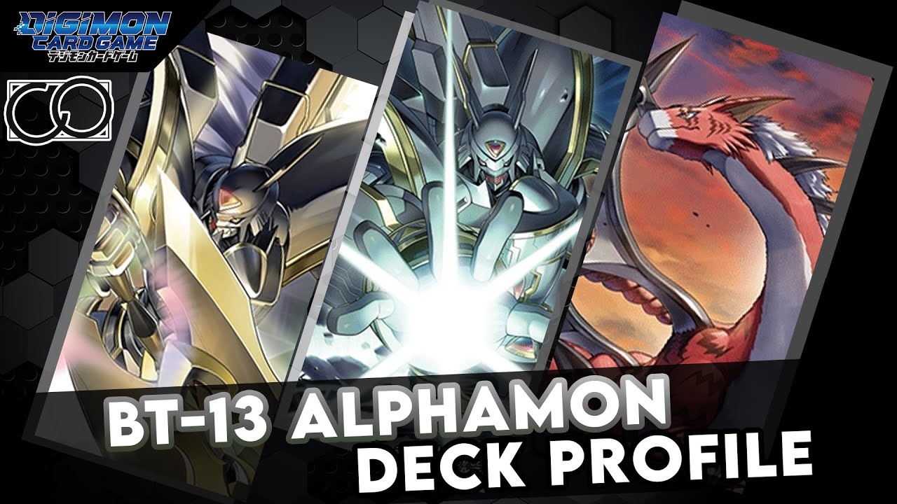 BT-13: Alphamon Deck Profile (Digimon Card Game) - YouTube