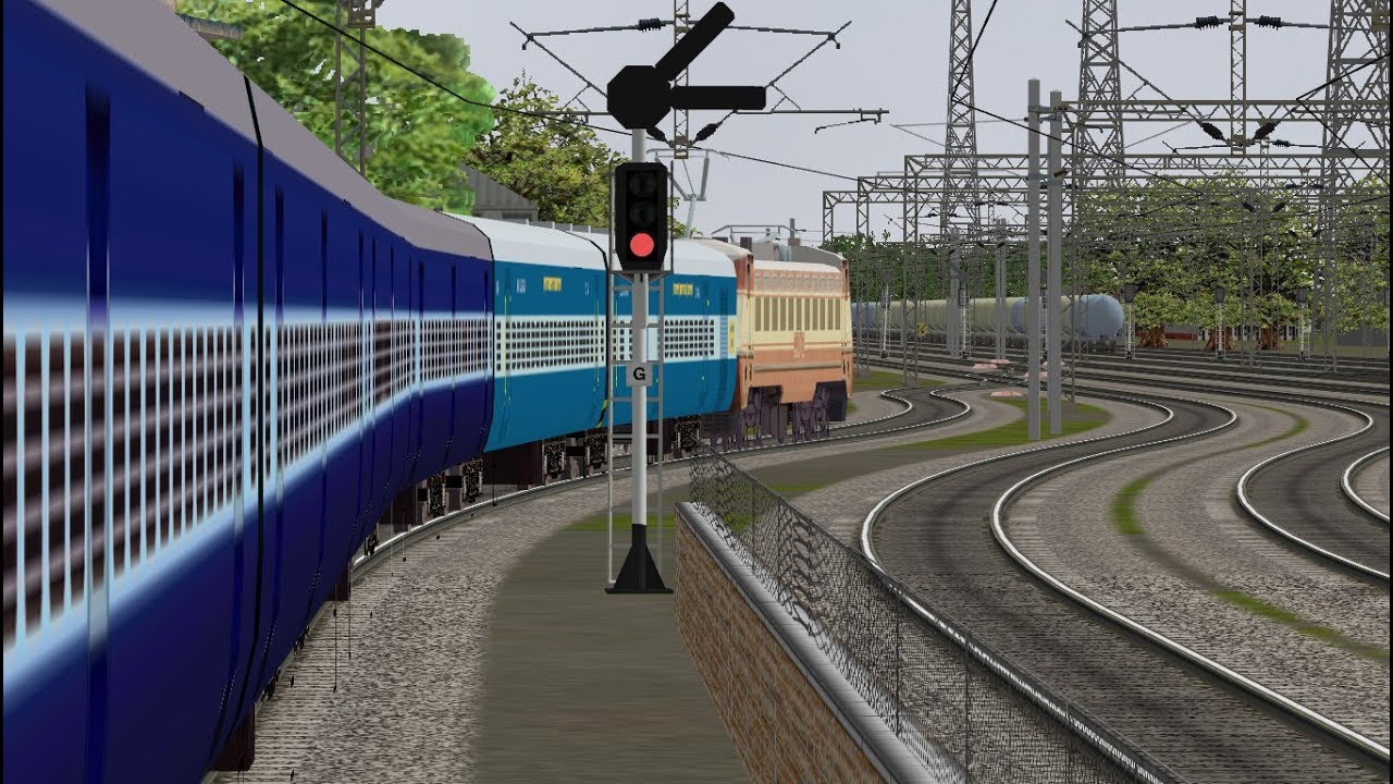 Tundla Junction Kanpur Central Passenger || Indian Railway in MSTS OPEN ...