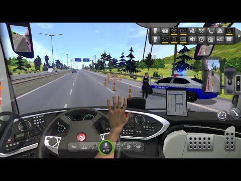 Bus Simulator : Ultimate | Highway Police 🚔 🚨👮‍♂️ | Mobile Gameplay | Zuuks | Drive with Devil 😈 