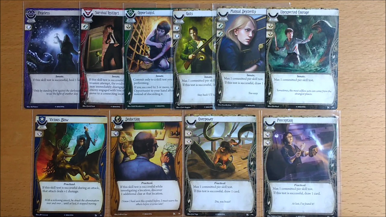 Arkham Horror LCG Card Game - Skill Cards - Arkham Chronicle 012 - YouTube