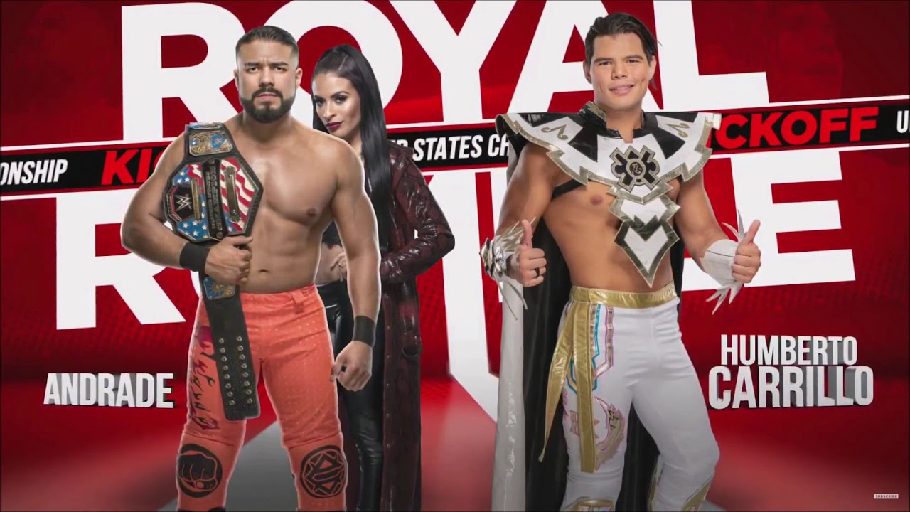 WWE Royal Rumble 2020: Andrade Vs Humberto Carrillo - Official Match ...