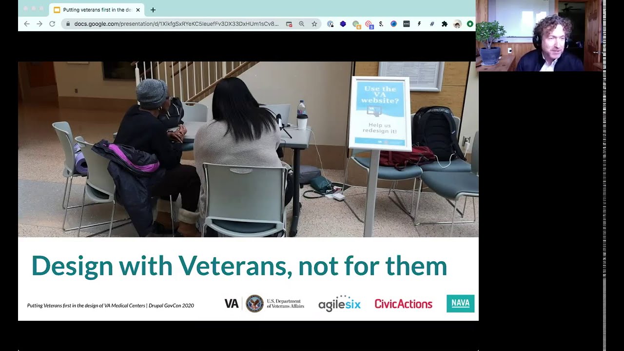 Putting veterans first in the design of a pilot hospital site on VA.gov - YouTube