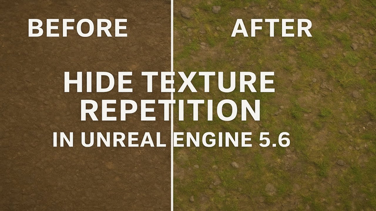 Hide Texture Repetition in Unreal Engine 5.6 | Easy Tutorial - YouTube