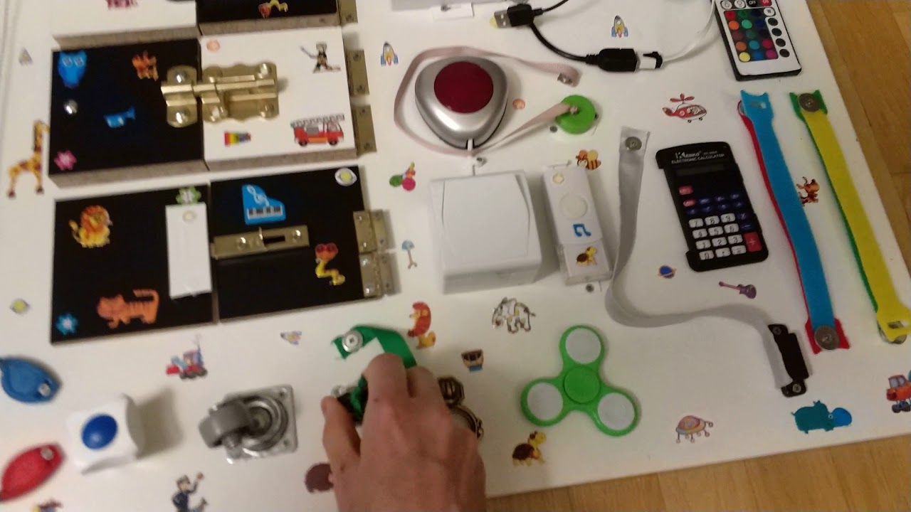 [DIY] Tablica sensoryczna - YouTube