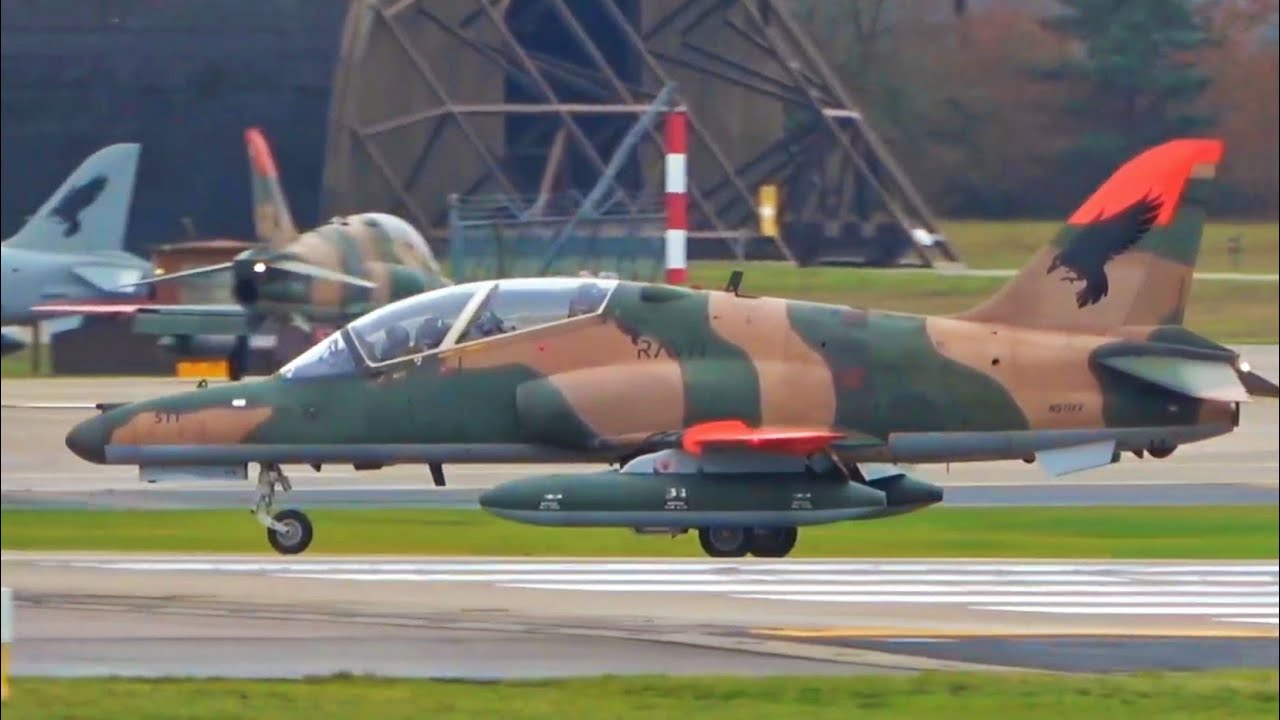 RAVN Aerospace (Ex Korean Air Force) BAe Hawk Jets arrive for the first ...