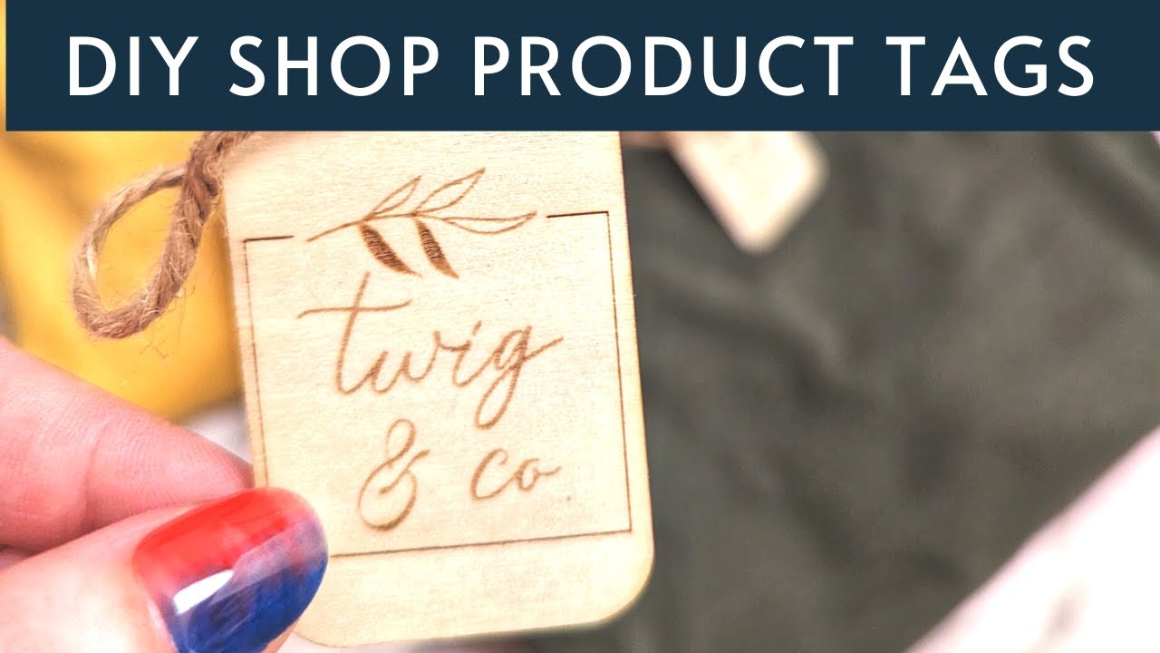 Make Cool Hang Tags for Your Handmade Products - YouTube