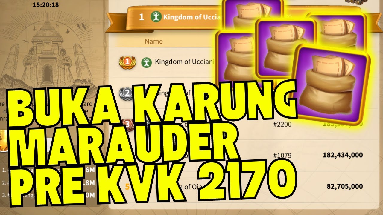 NYICIL BUKA KARUNG SATCHELS MARAUDERS YUK ? UPDATE PRE-KVK KD 2170 ...