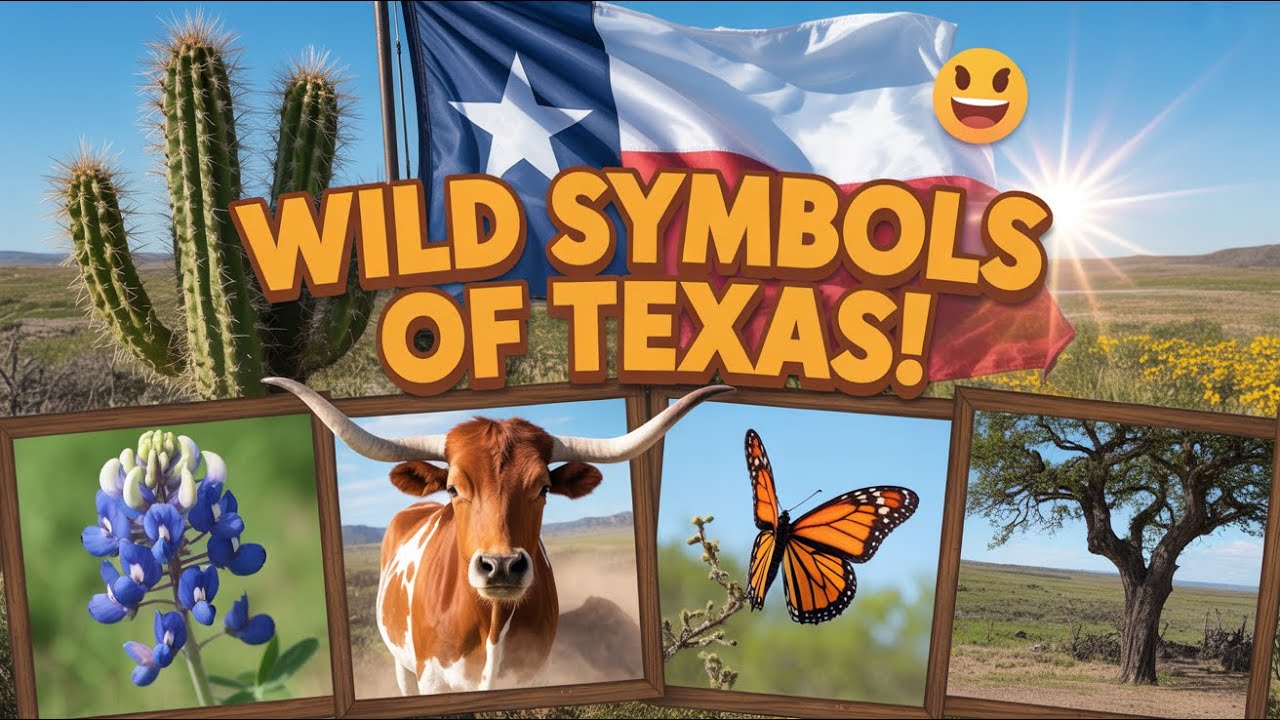 Texas State Symbols EXPLAINED for Kids! 🤠⭐ Bluebonnets to Blood ...