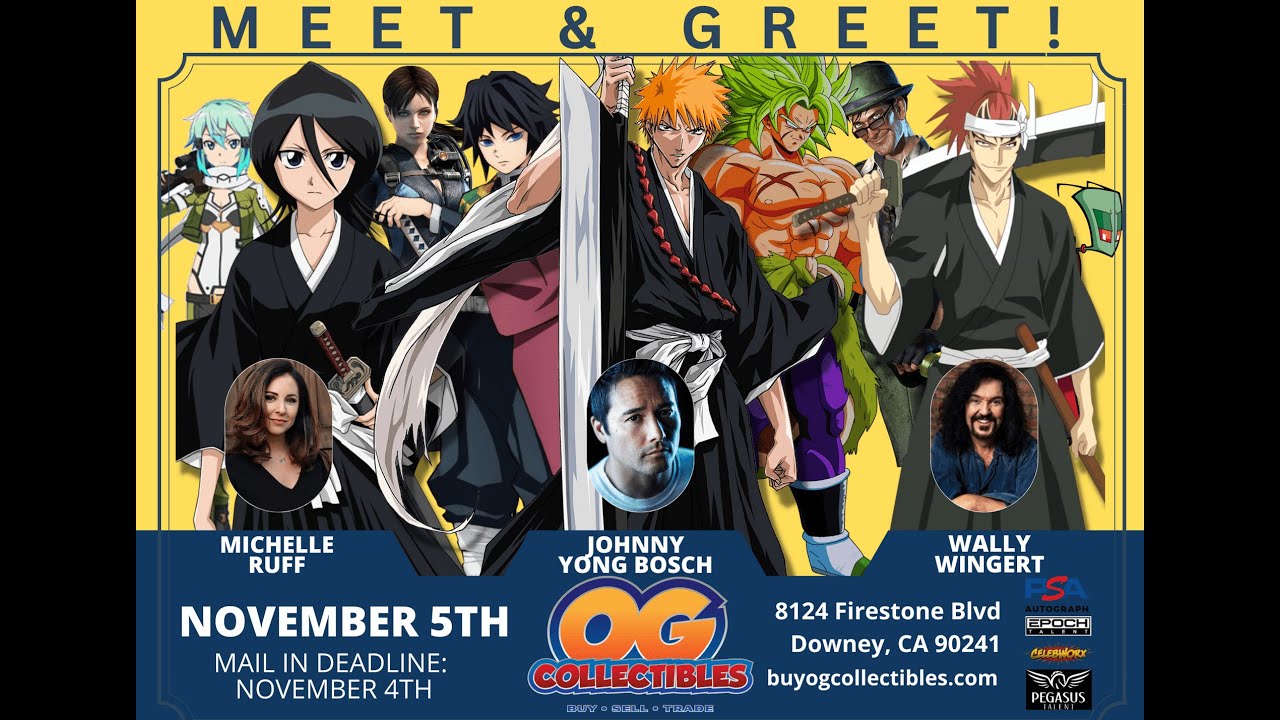 Power Rangers - Bleach Meet & Greet @ OG Collectibles in Downey, CA ...