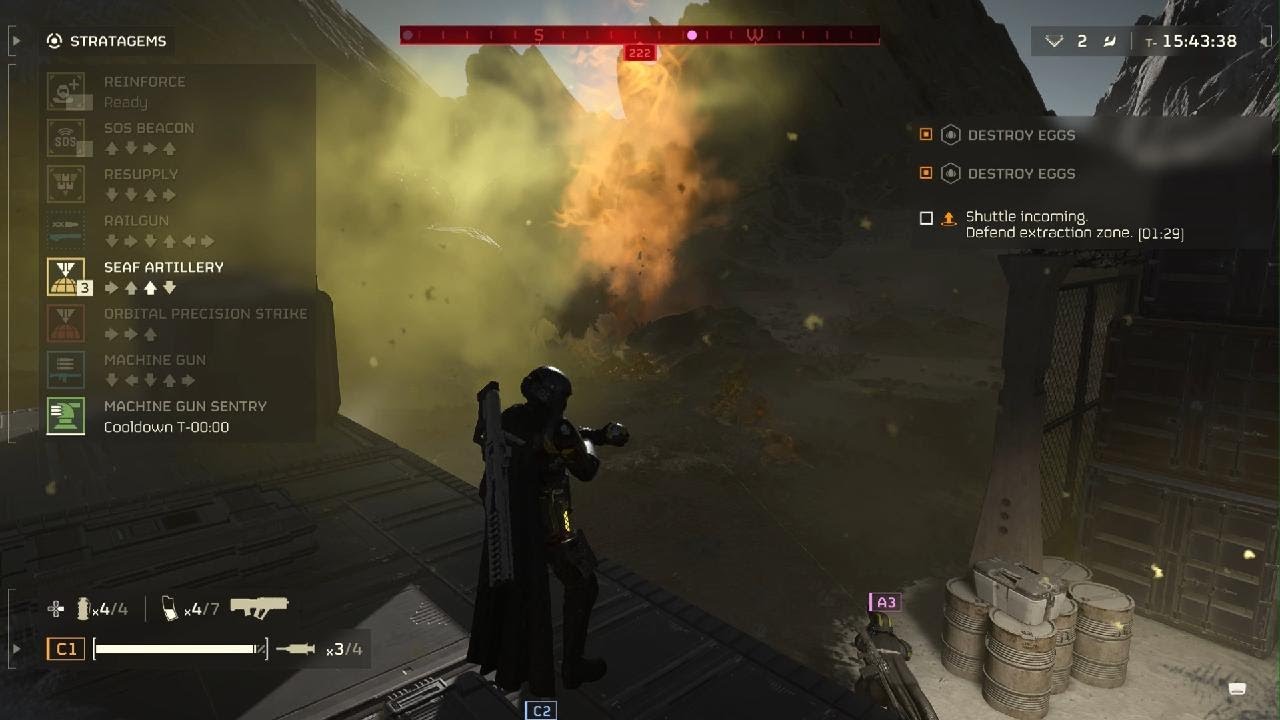 HELLDIVERS 2 Danger close - YouTube