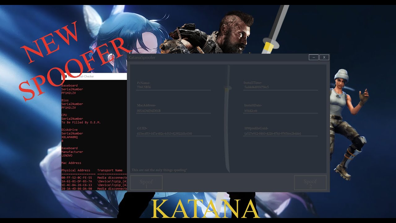 Fortnite spoofer | Katana Spoofer - YouTube