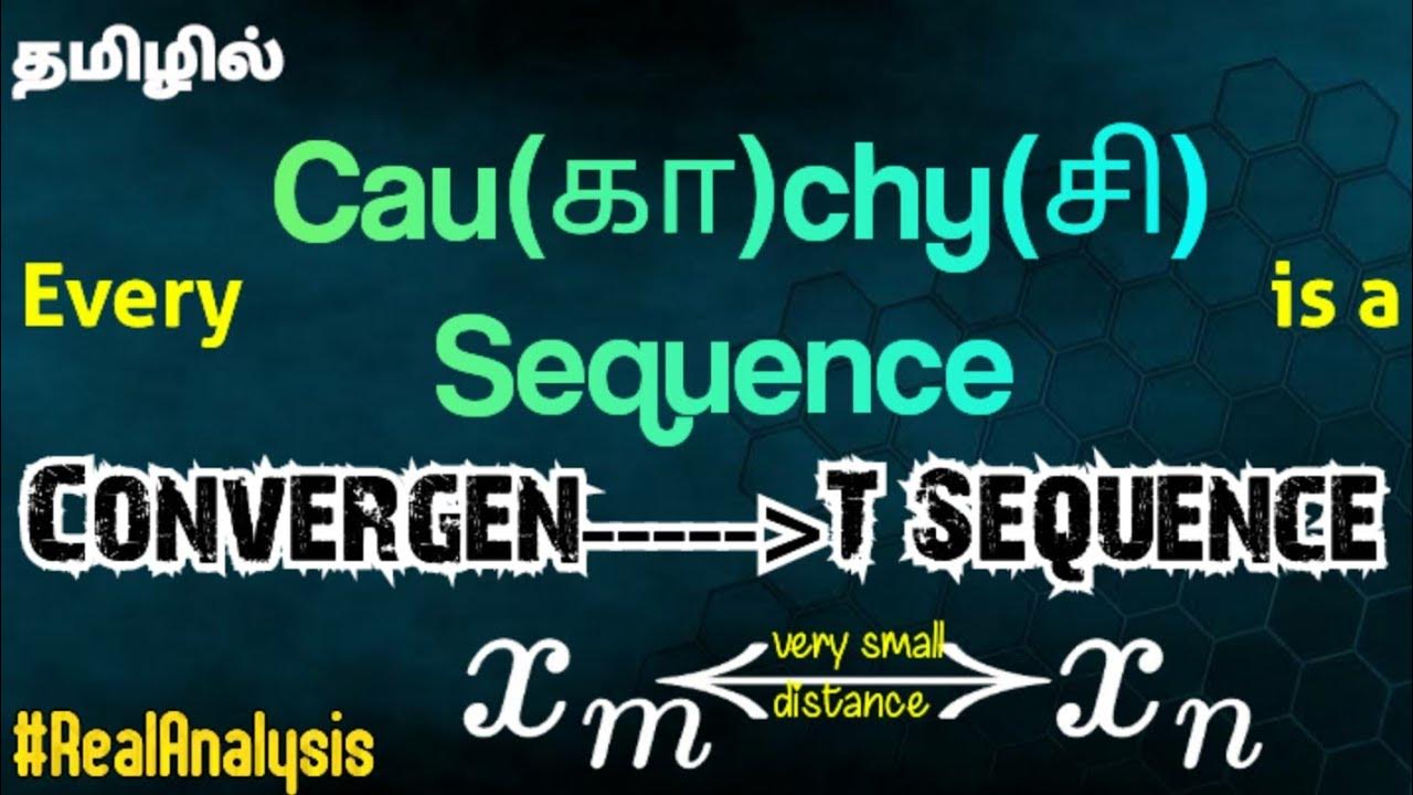 Every Cauchy sequence is a Convergent sequence || Cauchy convergence criterion || - YouTube