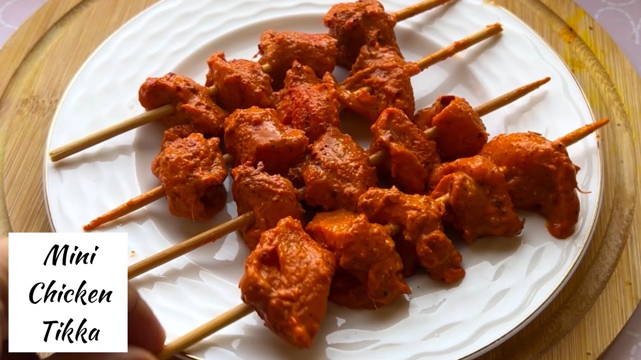 Mini Chicken Tikka | Soft, Juicy & Easy Party Starter @Thamzi - YouTube