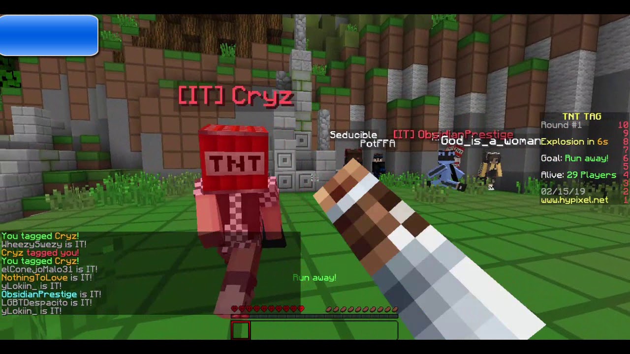 Hypixel TNT TAG Report Cryz ''Hack vs Hack'' - YouTube