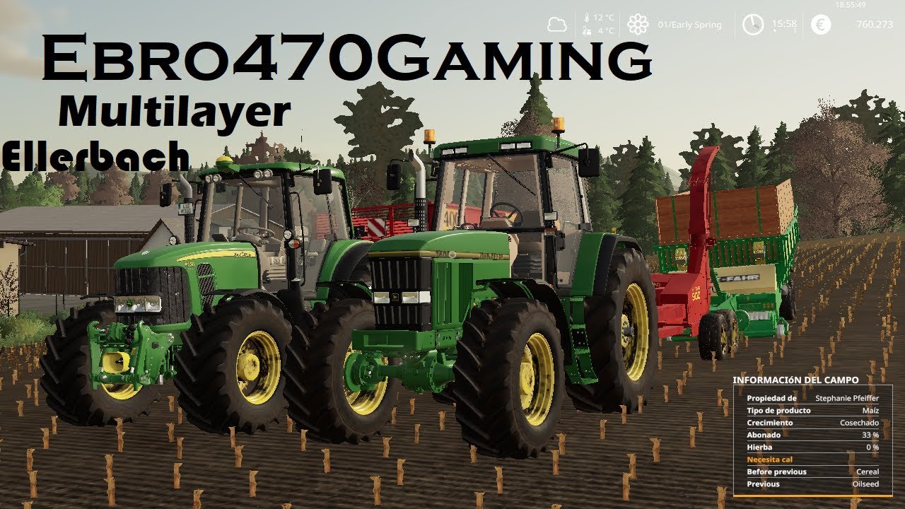 Fs19/ ellerbach/multiplayer - YouTube