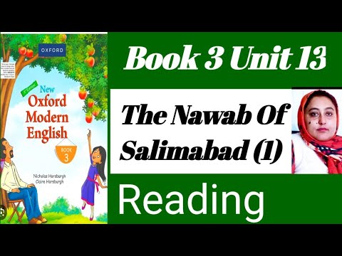The Nawab Of Salimabad Part 1 Translation |modern english Class 3 Unit ...