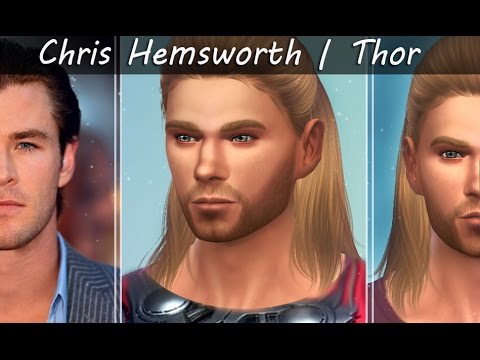 The Sims 4 | Create a Sim | Chris Hemsworth/Thor - YouTube