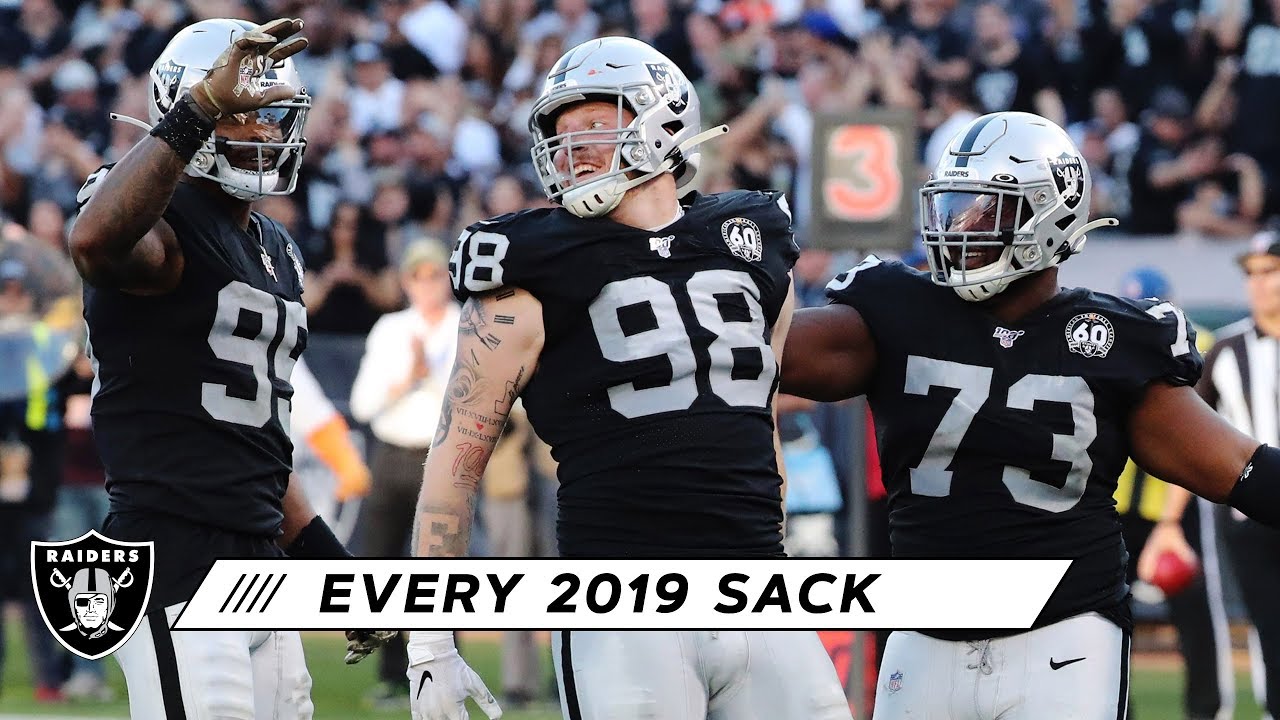 Every Sack from the Silver and Black in 2019 | Raiders - YouTube