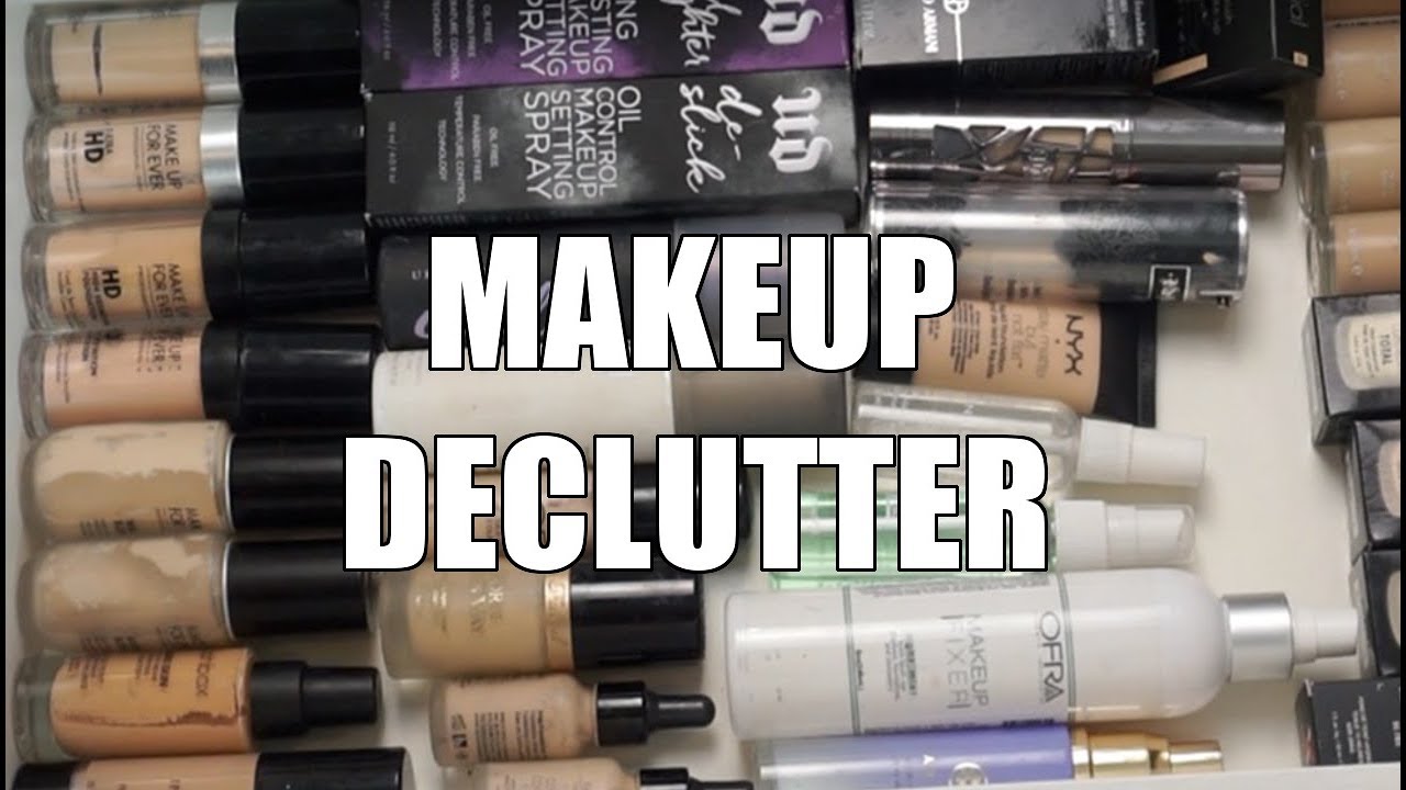 BIGGEST MAKEUP COLLECTION CLEAN UP - YouTube