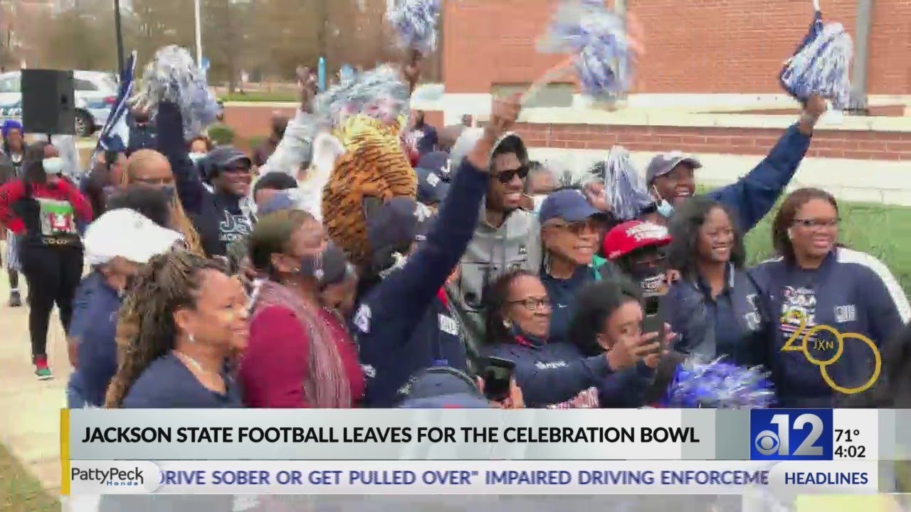 Jackson State fans help send off football team ahead of Celebration ...