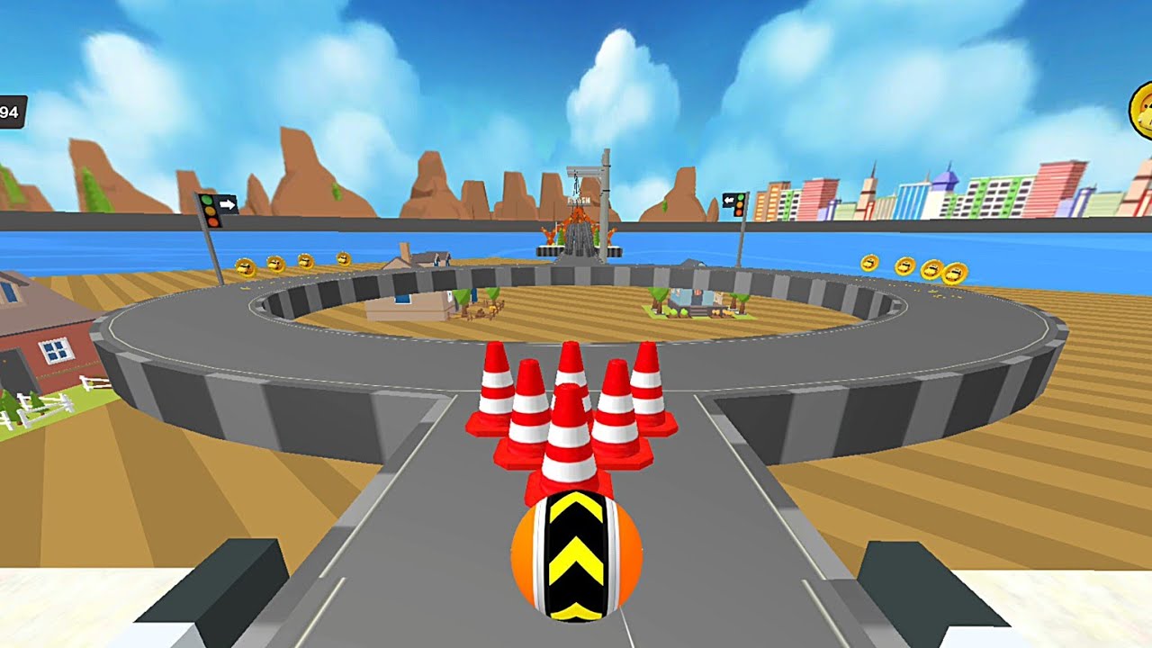 City Ball Run Landscape Gameplay Android iOS Game 25 - YouTube