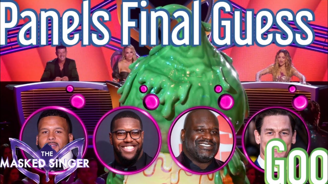 Panels Final Guesses on Goo / The Masked Singer USA Season 12 Ep. 10 ...
