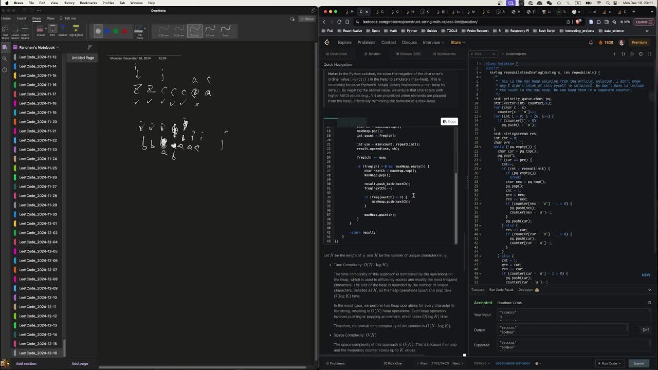 2024-12-16 LeetCode 2182 - YouTube