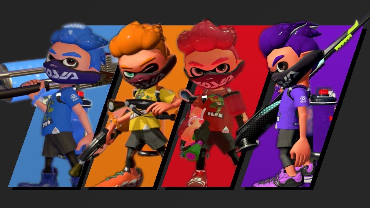 Teenage Mutant Ninja Squids! - Splatoon 2 with TMNT Sounds - YouTube