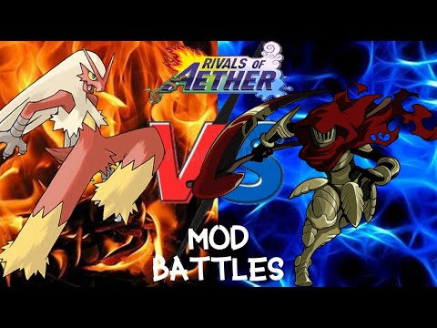 Rivals of aether mod battles (blaziken vs specter knight) - YouTube