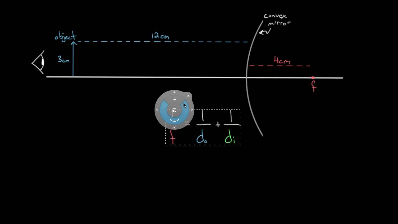 Mirror equation example problems - YouTube