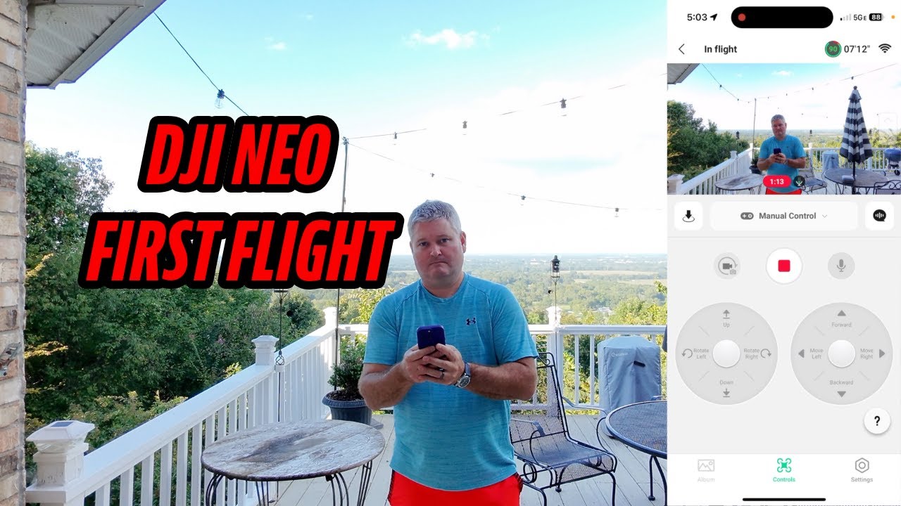 DJI Neo First Flight - YouTube