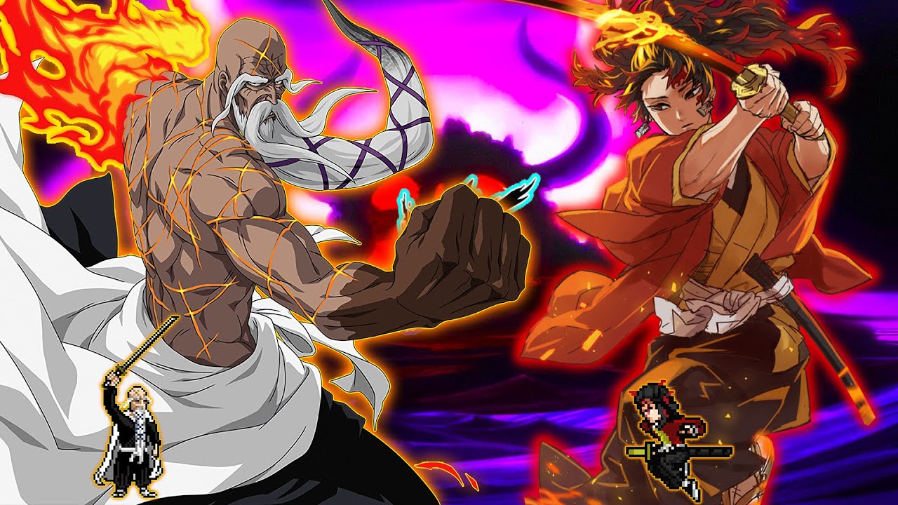 🔥YAMAMOTO GENRYUSAI OP V.2 VS YORIICHI OP V.2 IN JUMP FORCE MUGEN - YouTube