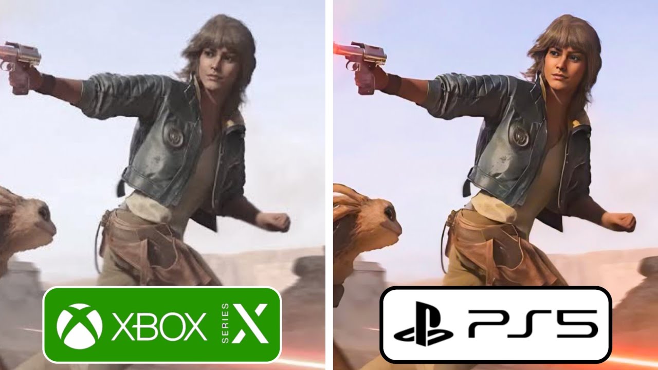 Star Wars Outlaws PS5 vs Xbox Series X Graphics Comparison - YouTube