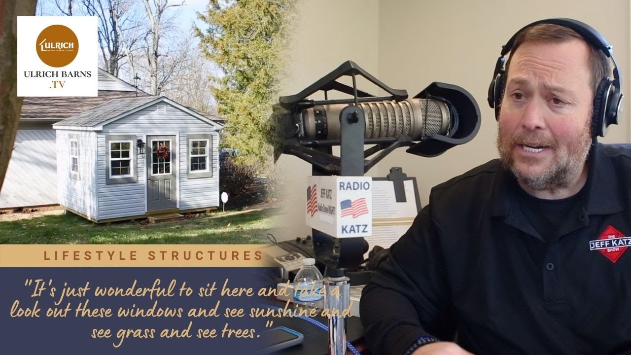 Talk Show Host Creates His Own Backyard Broadcasting Studio - YouTube