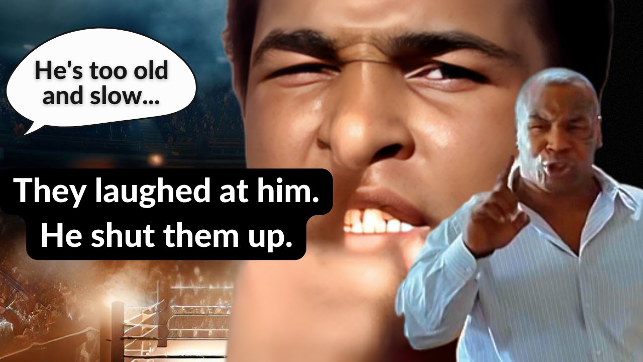Ali surprised the press and critics that night. - YouTube