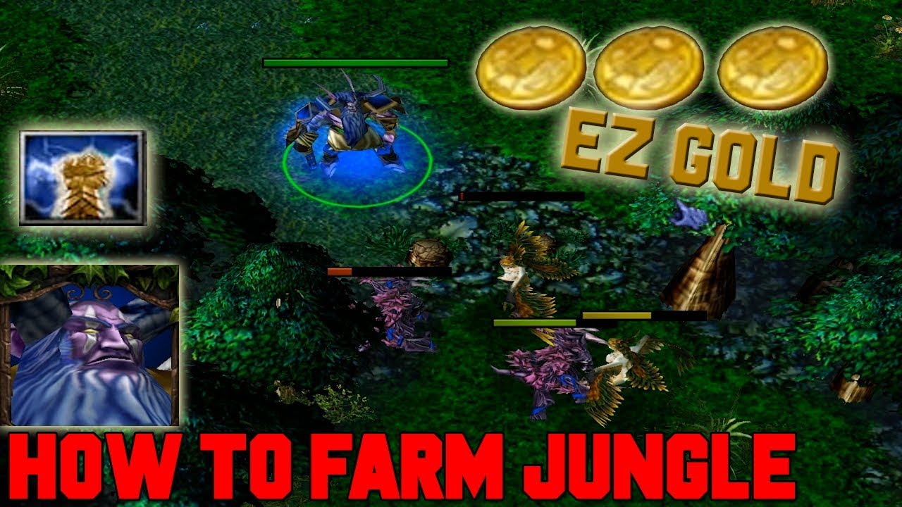 DOTA FURION - HOW TO FARM GOLD IN JUNGLE (Nature's Prophet) - YouTube