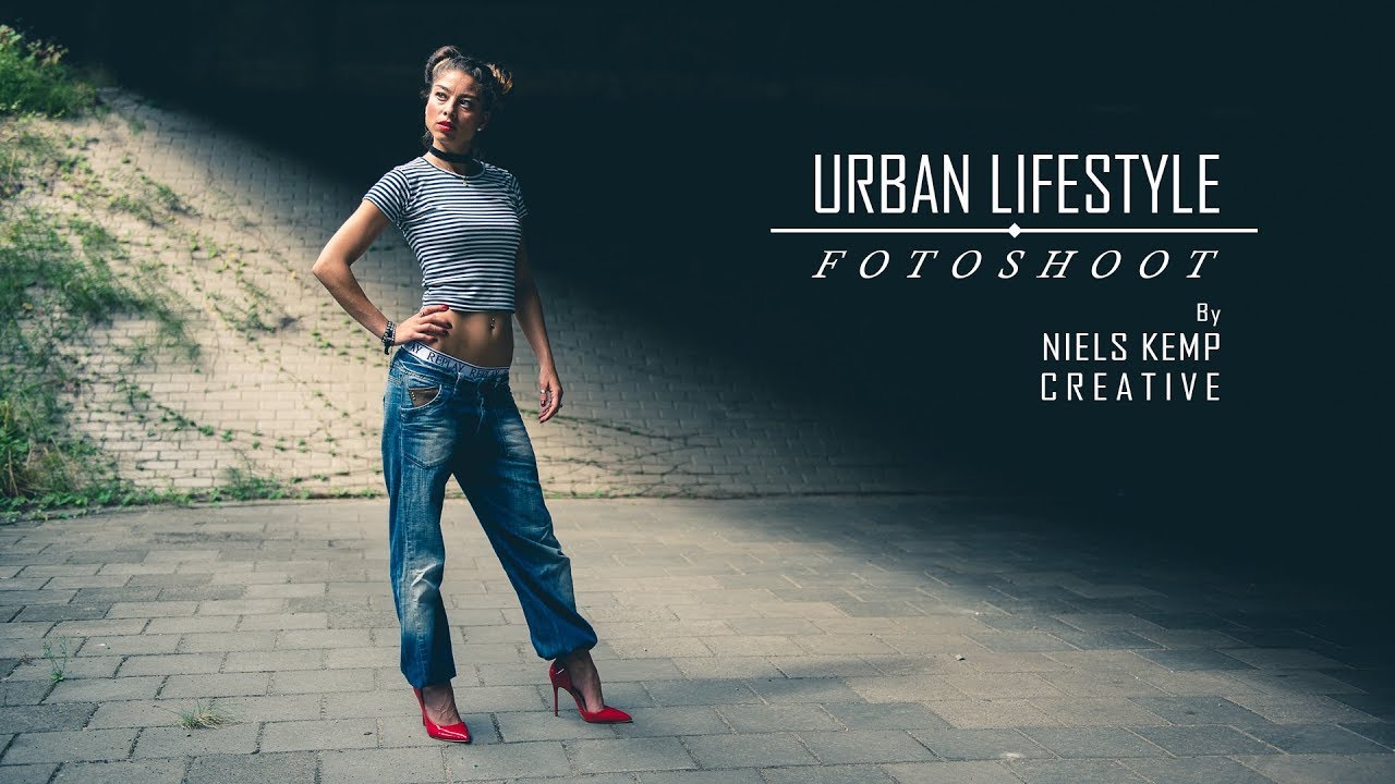 Urban Lifestyle Photography Fashion Young Woman Walking On City Street