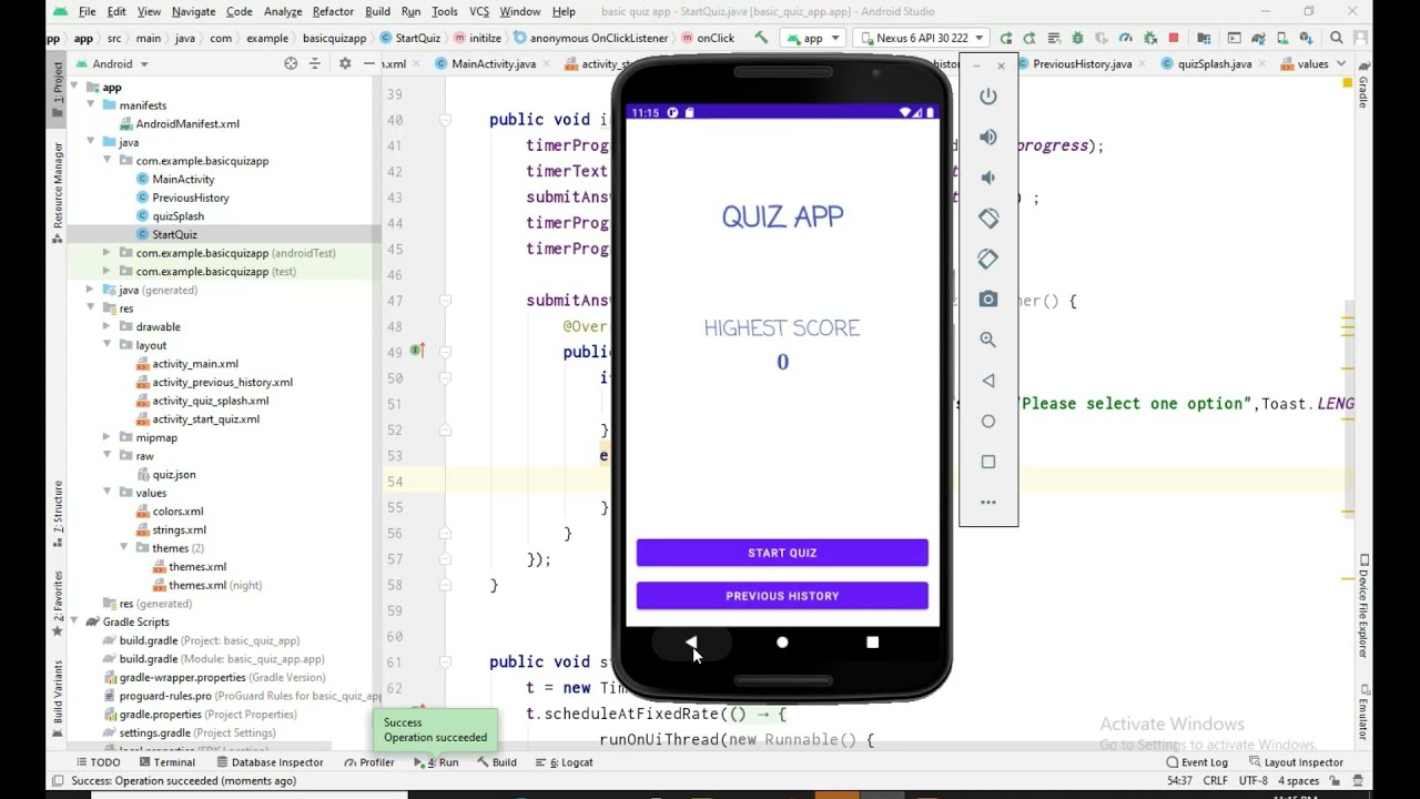 Simple Quiz App In Android Studio Part 5 OnClick Event On Submit simple-quiz-app-in-android-studio-part-5-onclick-event-on-submit