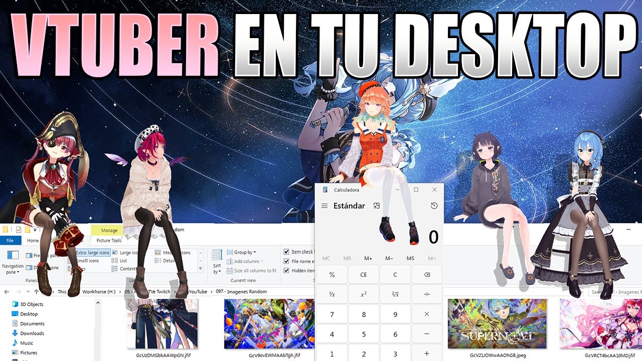 ¿WAIFU en tu DESKTOP? Desktop Mate Tutorial - YouTube