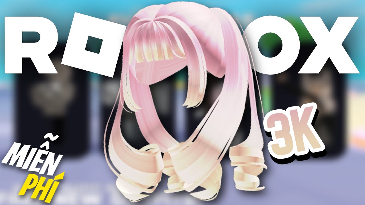 Roblox Cách lấy miễn phí tóc nữ UGC LIMITED Cute Pink&Blonde ...